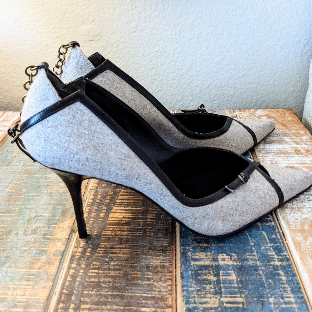 Alexandra Neel Tweed Heels - Gem